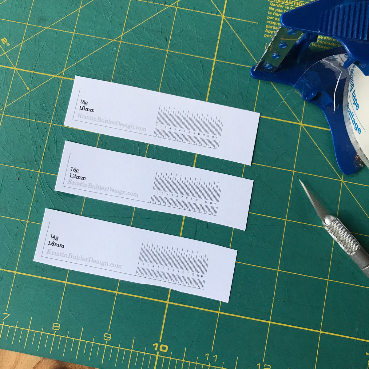 Wire Ring Size Guide—US—20g, 18g, 16g, 14g, 12g & 10g—Digital Download ...